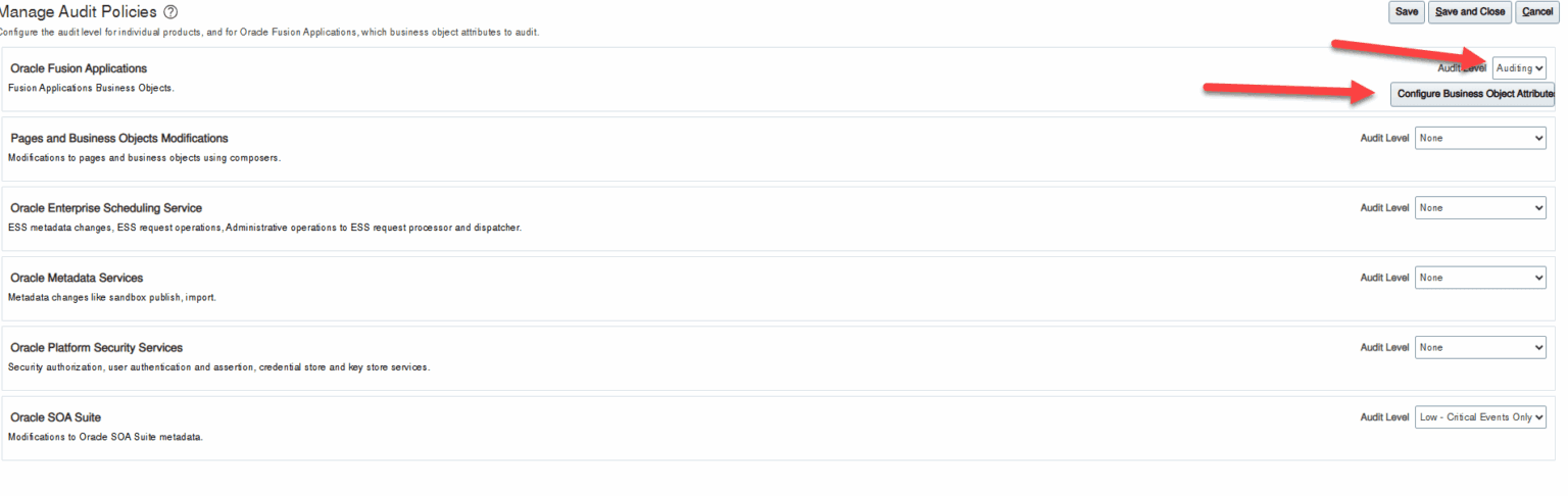 How to Enable And Query Audit Tables in Oracle Fusion Cloud ERP